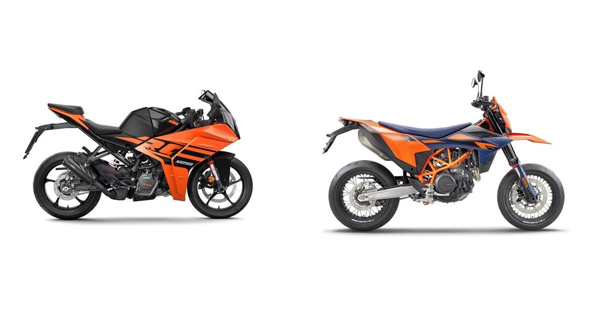 KTM RC 125 2025 vs KTM 690 SMC R 2026