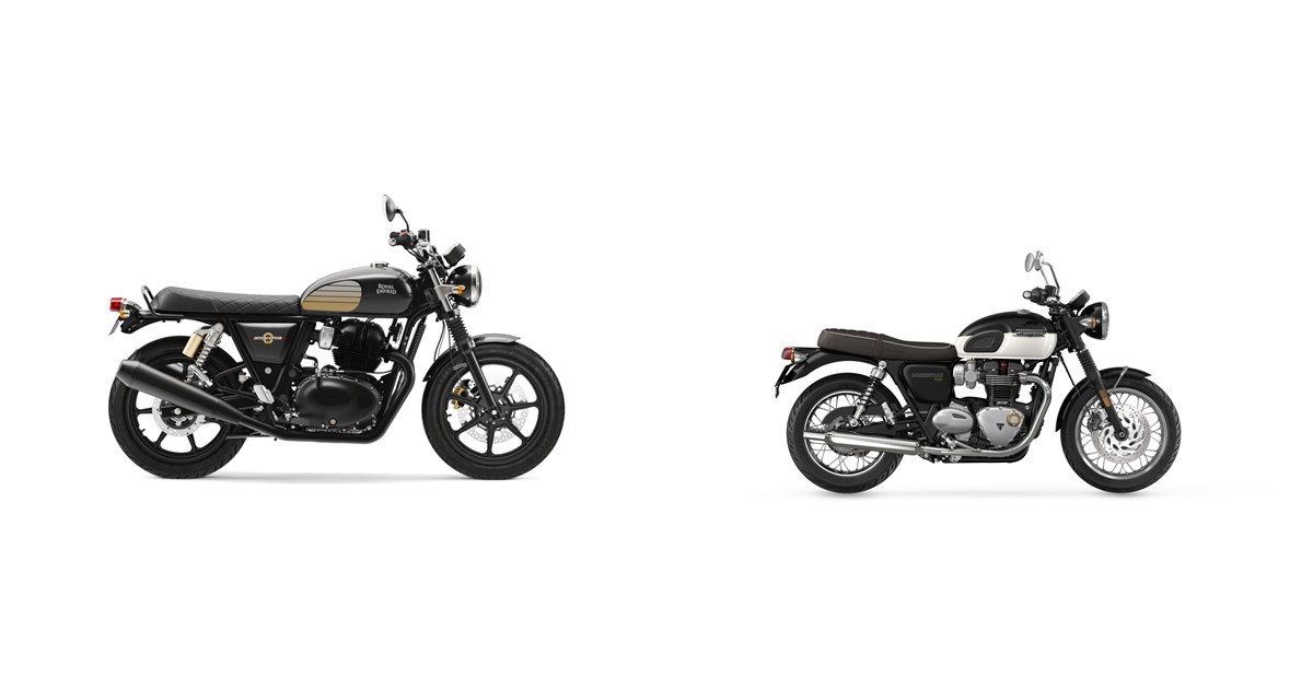 Confronto tra moto Royal Enfield Interceptor 650 2025 VS. Triumph ...