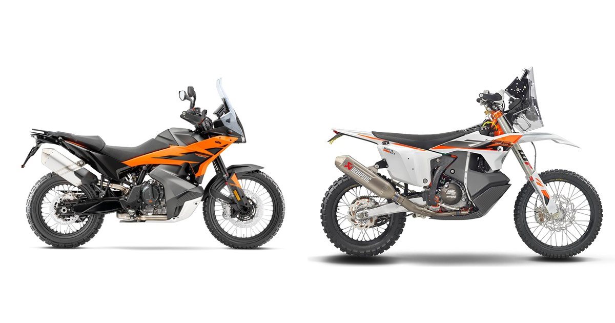 KTM 790 Adventure 2026 vs KTM 450 Rally Replica 2026