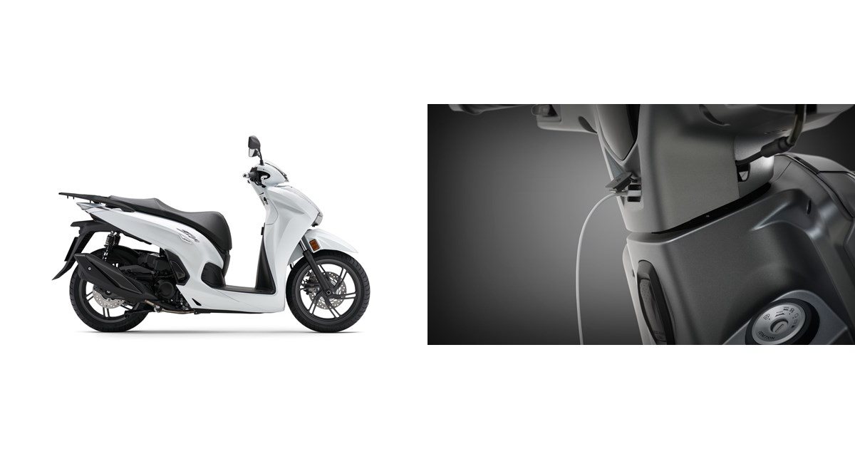 Comparaison des motos Honda SH350i 2024 VS. Sym Symphony ST 125 2025