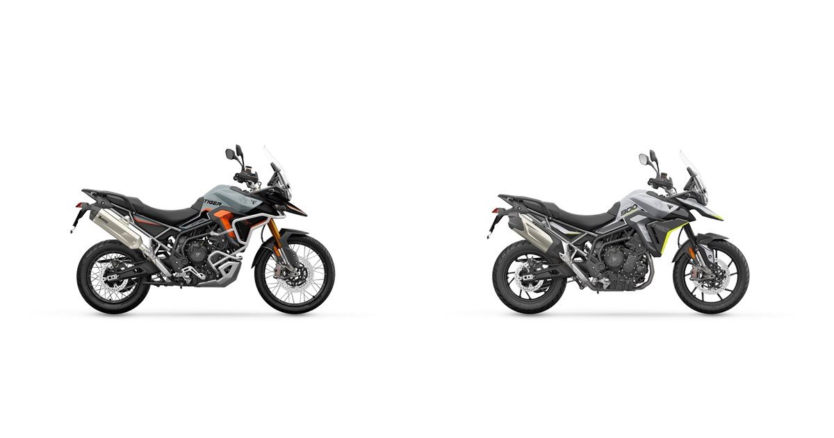 Motorrad Vergleich Triumph Tiger 900 Desert Edition 2026 vs. Triumph ...