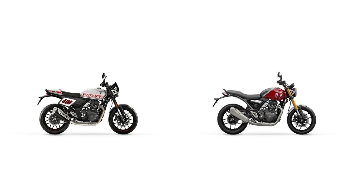 Triumph Tracker 400 2026 vs Triumph Speed 400 2026