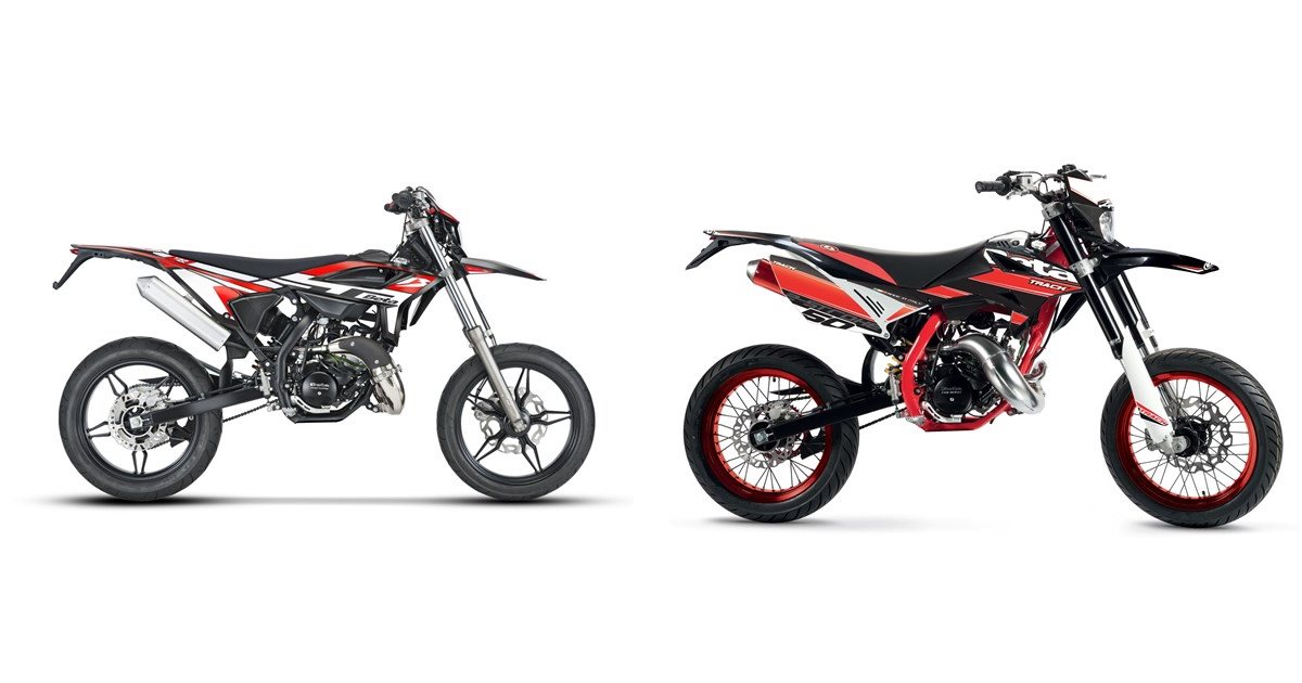 Motorrad Vergleich Beta RR 50 Motard 2024 vs. Beta RR 50 Motard Track 2017