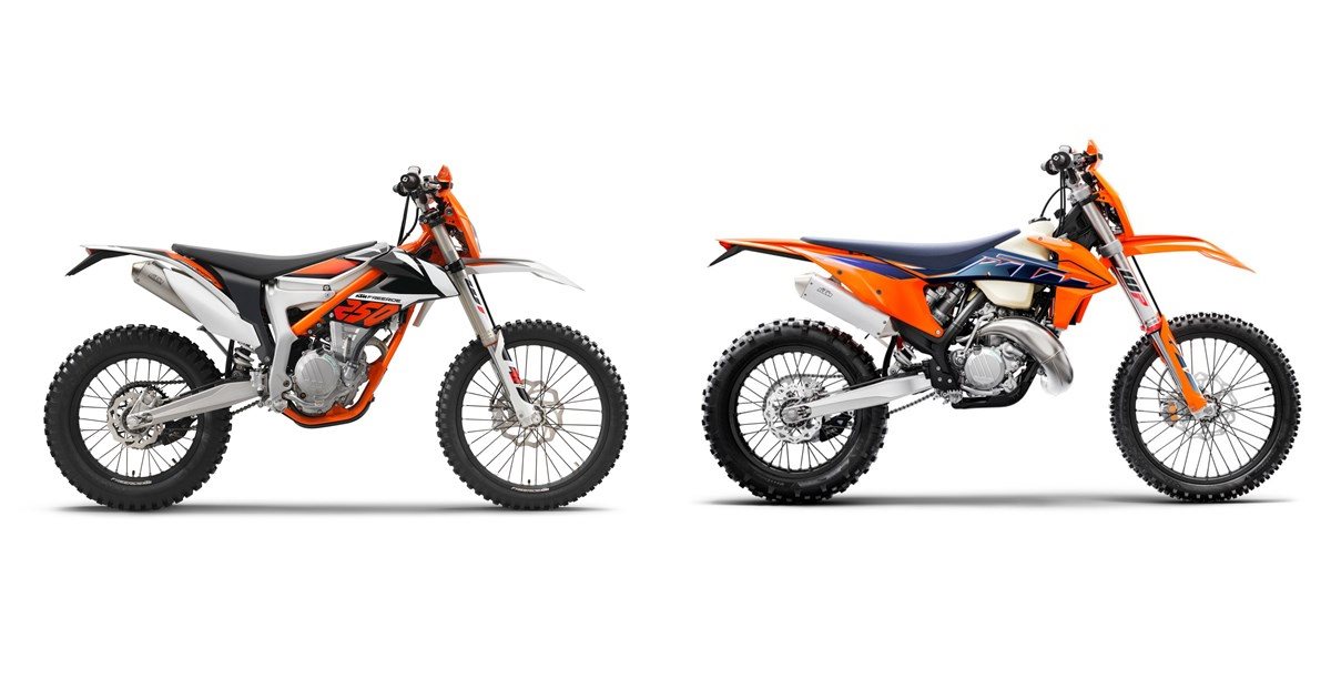 KTM Freeride 250 F 2018 vs KTM 150 EXC TPI 2022