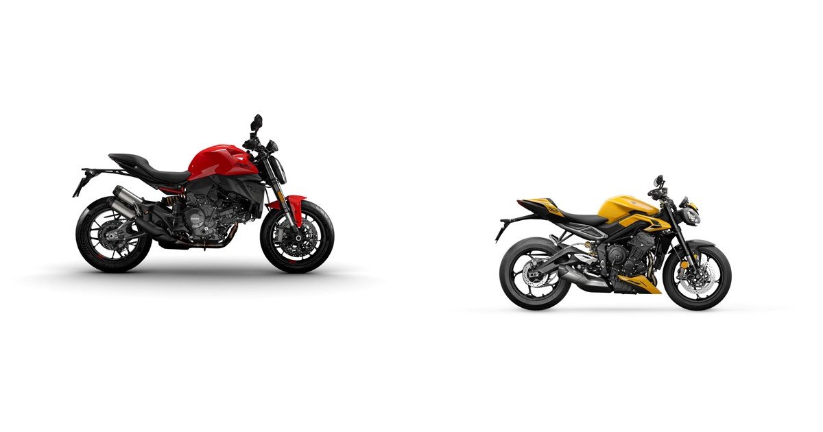 Ducati Monster 2026 vs Triumph Street Triple 765 RS 2026