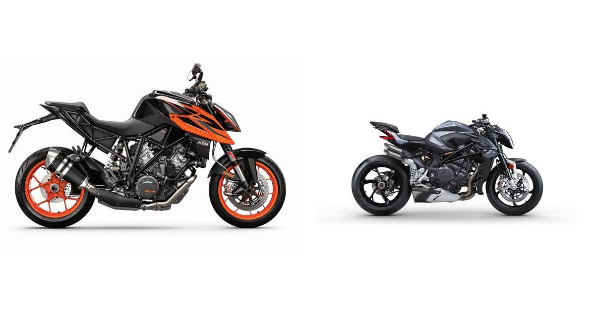 KTM 1290 Super Duke R 2019 vs MV Agusta Brutale 1000 RS 2025