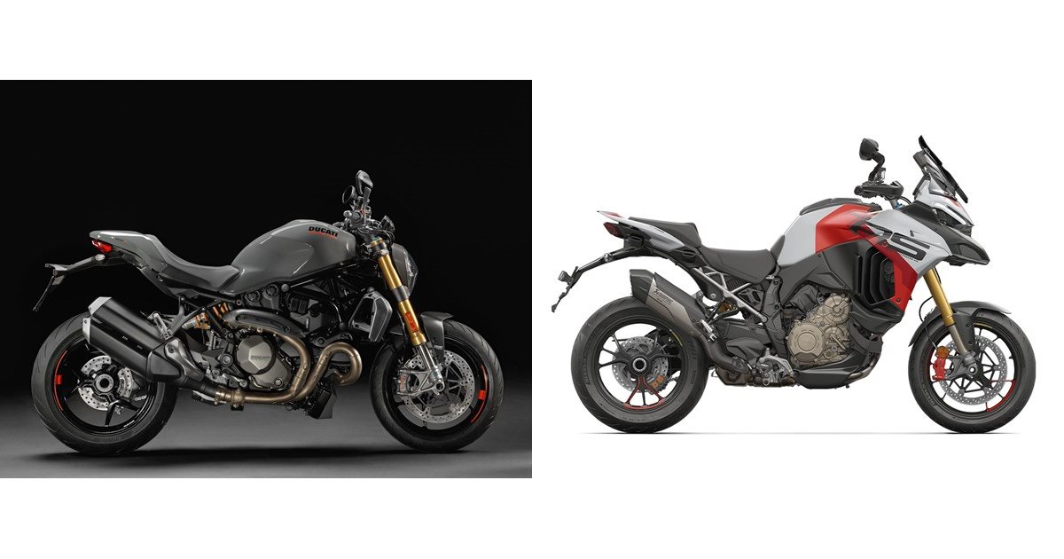 Ducati Monster 1200 S 2018 vs Ducati Multistrada V4 RS 2025