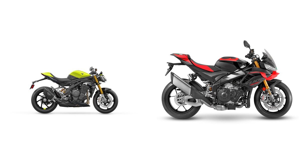Triumph Speed Triple 1200 RX 2026 vs Aprilia Tuono V4 1100 Factory 2026
