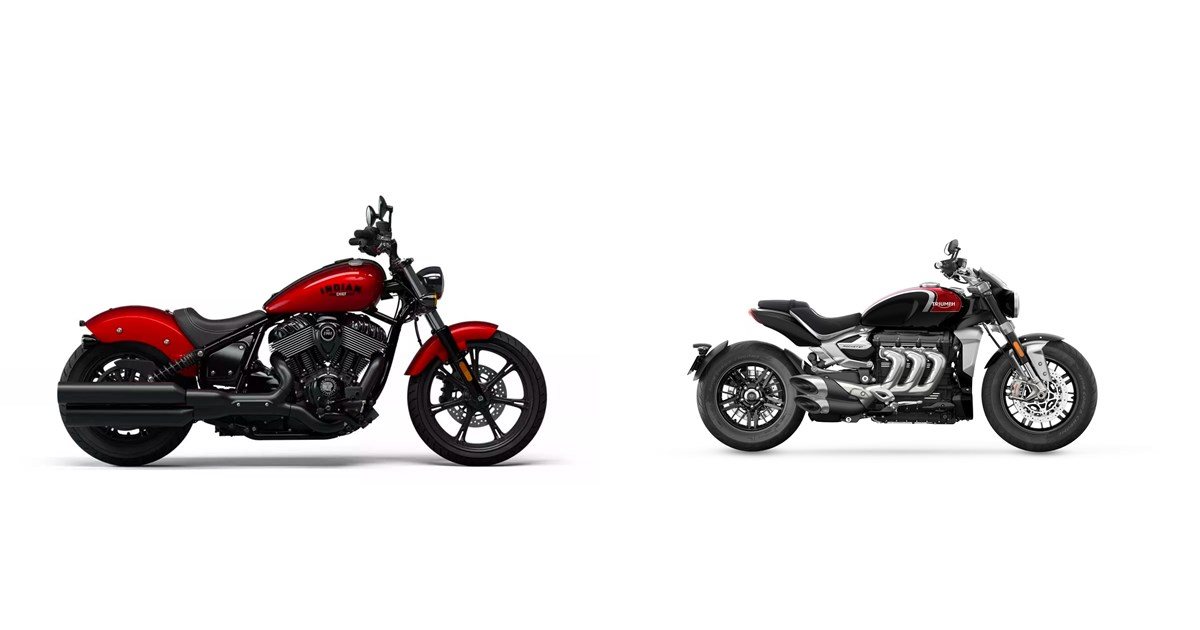 Indian Chief Dark Horse 2024 vs Triumph Rocket 3 R 2024