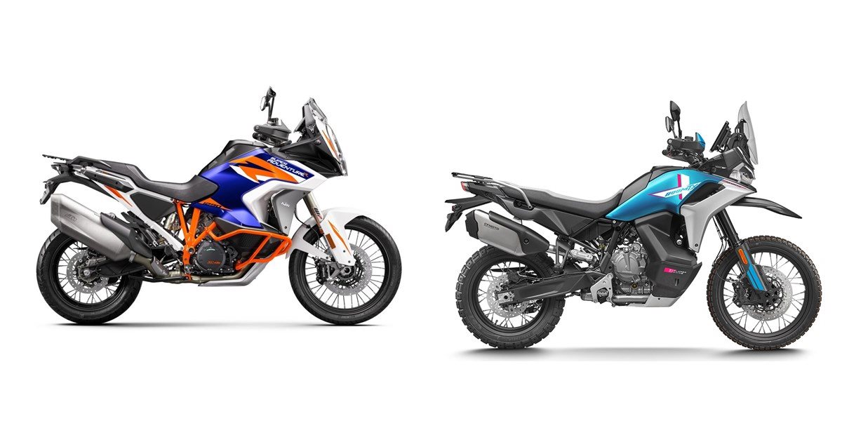 Motorrad Vergleich KTM 1290 Super Adventure R 2021 vs. CFMOTO 800MT-X 2025