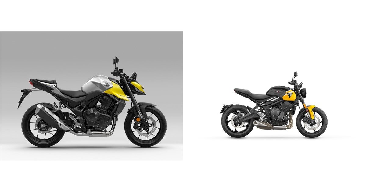Honda CB750 Hornet 2026 vs Triumph Trident 660 2026