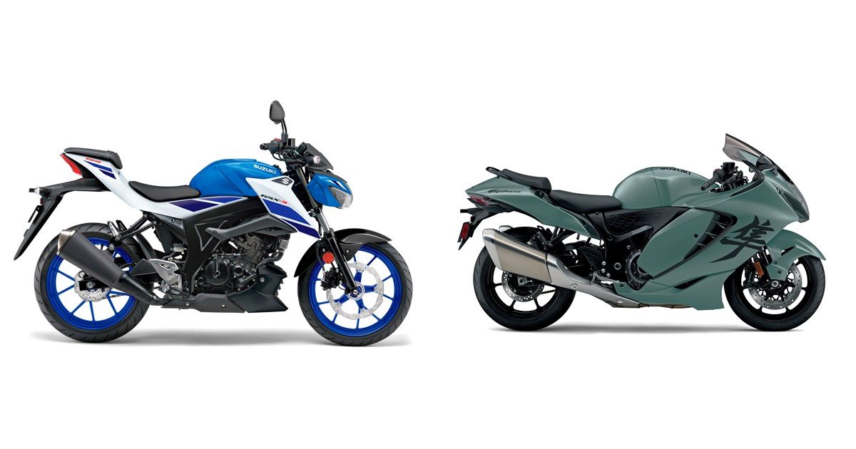 Suzuki GSX-S125 2025 vs Suzuki Hayabusa 2025