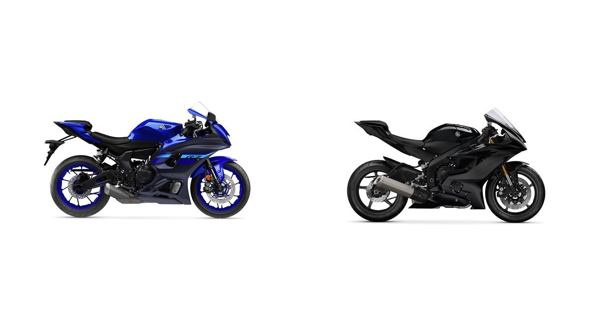 Yamaha R7 2025 vs Yamaha R6 RACE 2026