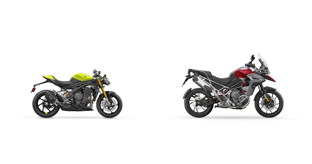 Triumph Speed Triple 1200 RX 2026 vs Triumph Tiger 1200 GT Explorer 2026