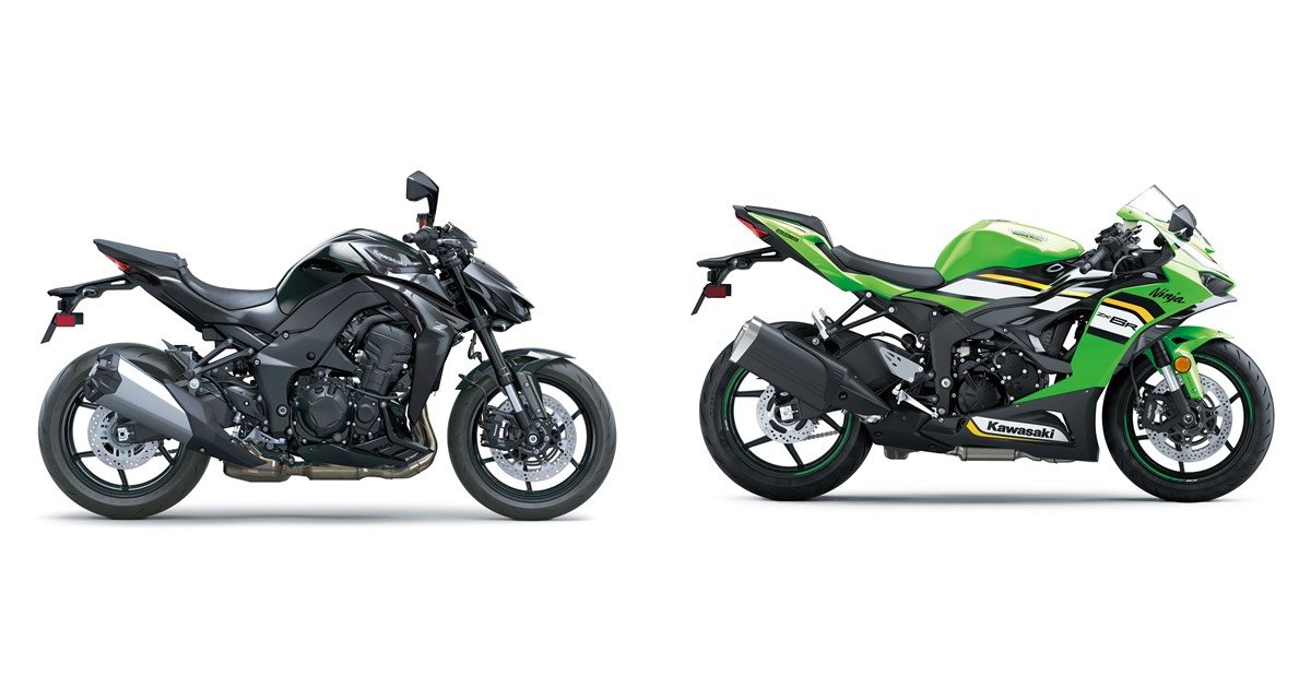 Kawasaki Z1100 2026 vs Kawasaki Ninja ZX-6R 2025