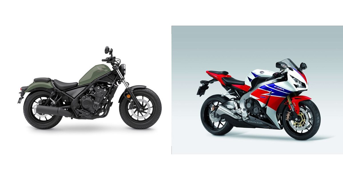 Honda CMX500 Rebel 2022 vs Honda CBR1000RR Fireblade 2013