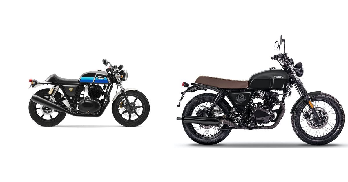 Confronto tra moto Royal Enfield Continental GT 650 2025 VS. Brixton ...