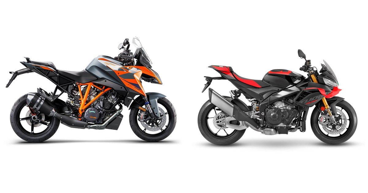 KTM 1290 Super Duke GT 2024 vs Aprilia Tuono V4 1100 Factory 2025