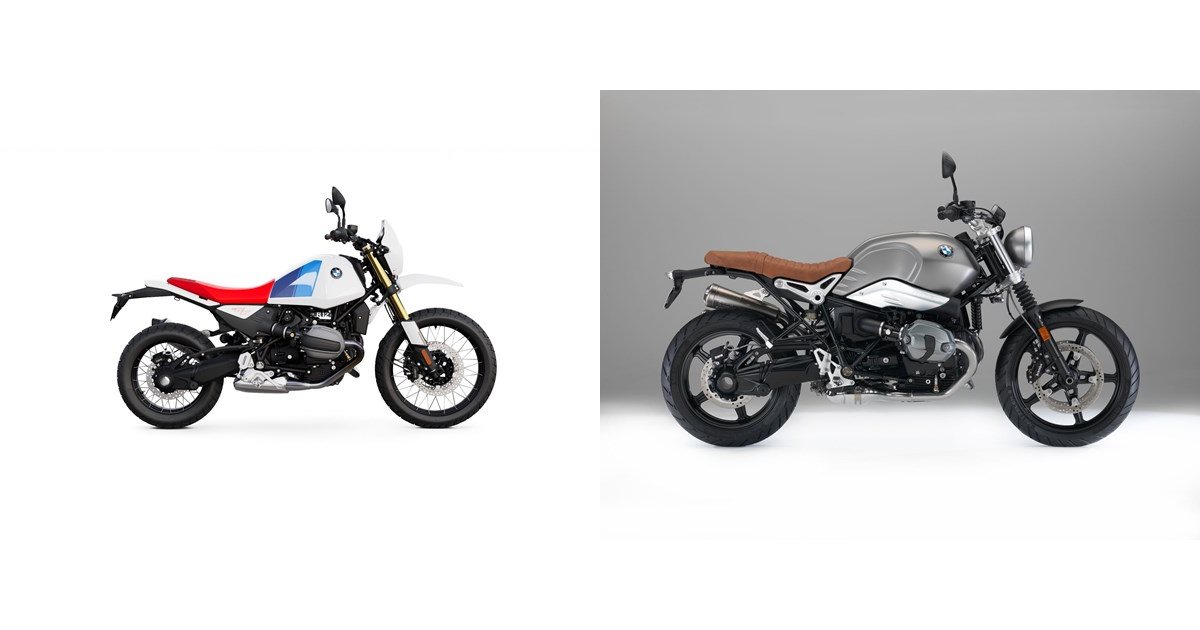 Motorrad Vergleich BMW R 12 G/S 2025 vs. BMW R nineT Scrambler 2018