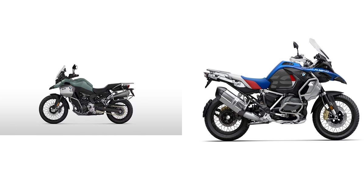 Motorrad Vergleich BMW F 900 GS Adventure 2026 vs. BMW R 1250 GS ...