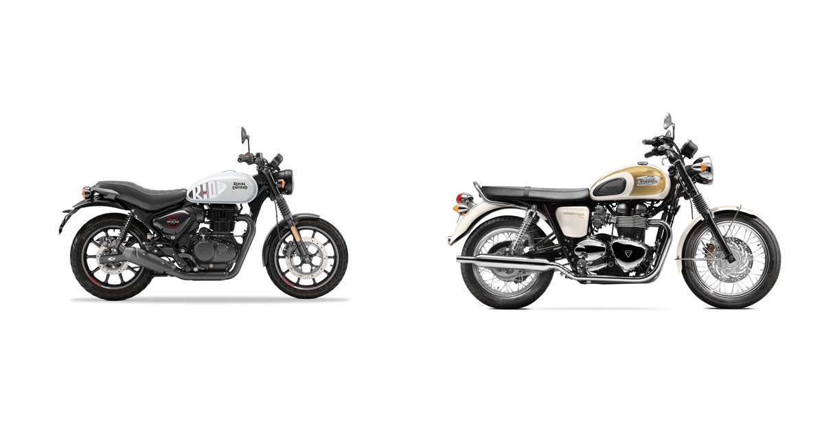 Royal Enfield HNTR 350 2026 vs Triumph Bonneville T100 2014