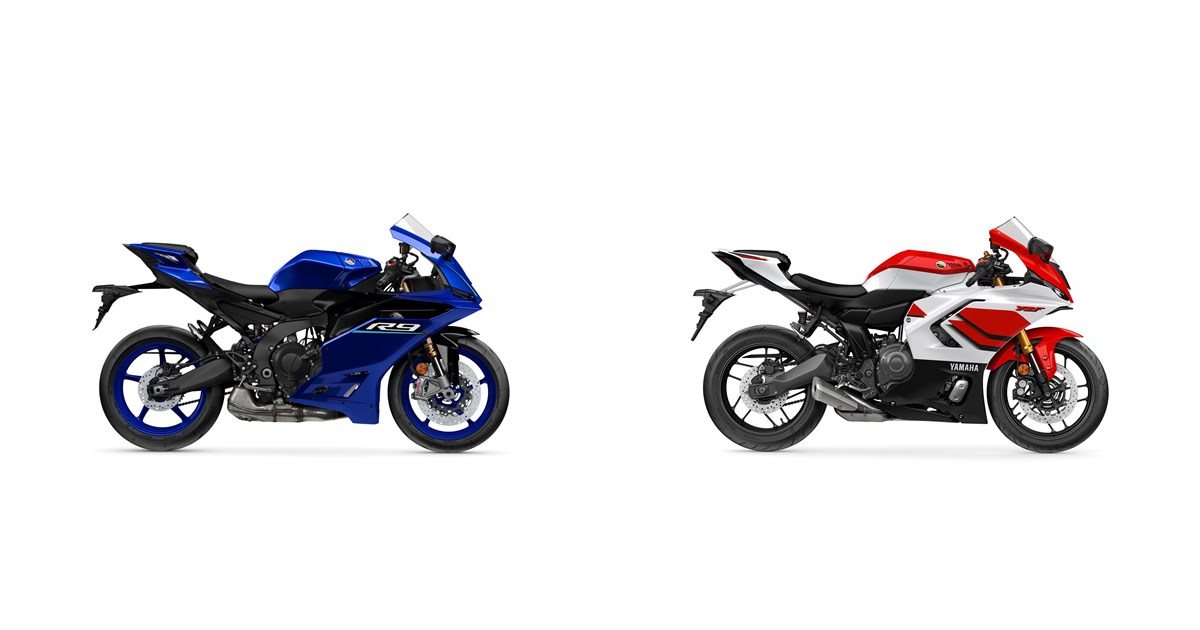 Comparaison des motos Yamaha R9 35kW 2026 VS. Yamaha R7 2026