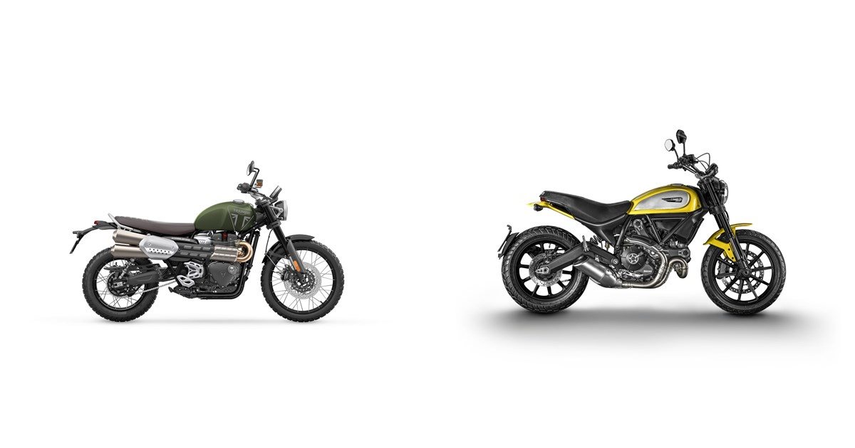 Triumph Scrambler 1200 X 2025 vs Ducati Scrambler Icon 2015