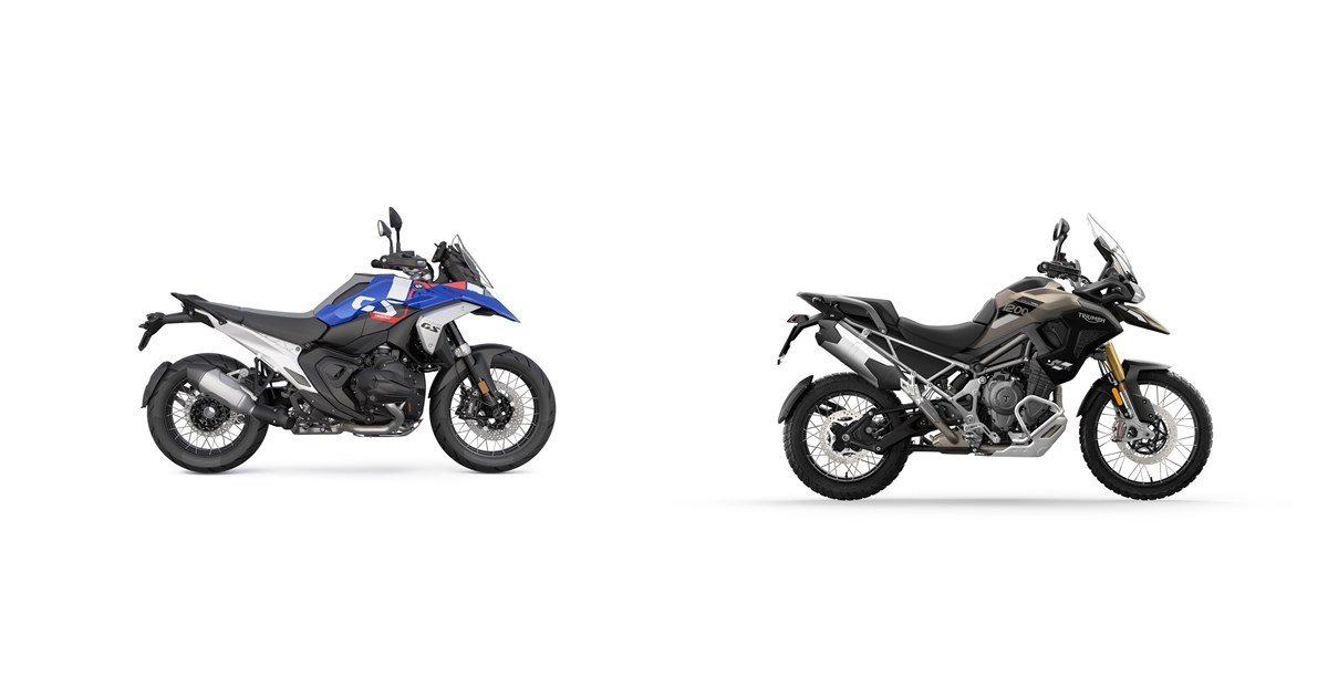Motorrad Vergleich BMW R 1300 GS 2025 vs. Triumph Tiger 1200 Rally PRO 2026
