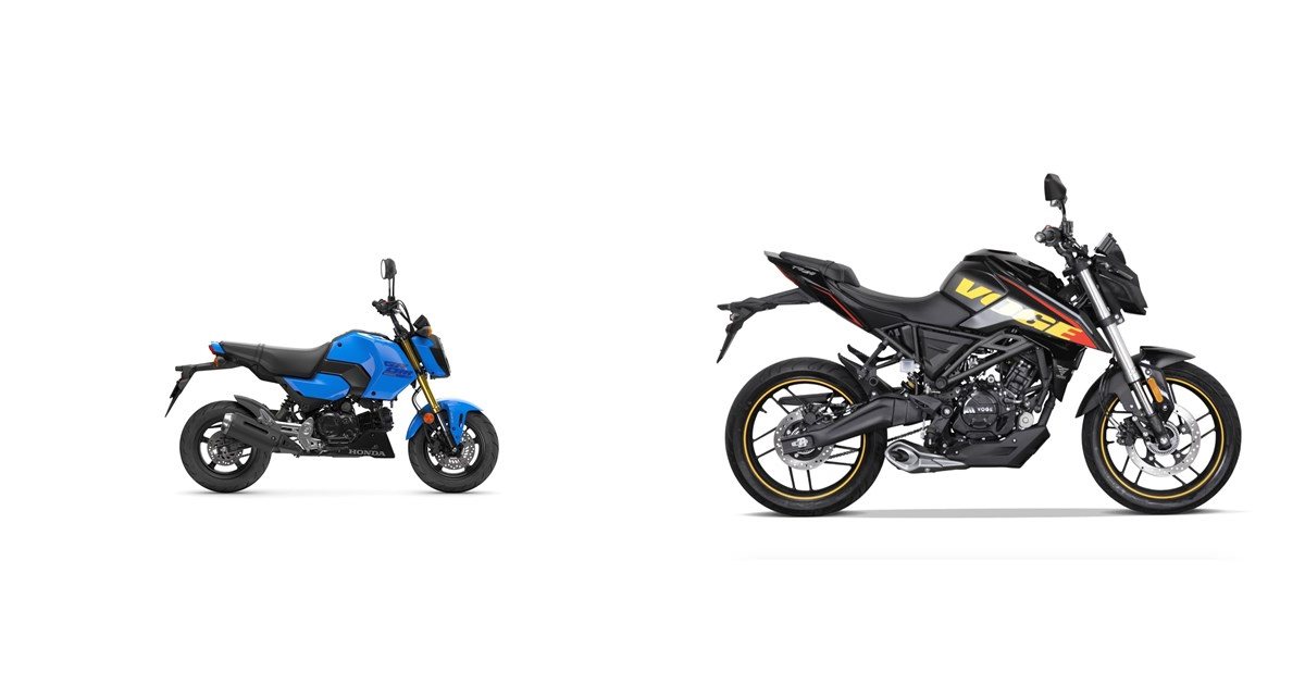 Motorrad Vergleich Honda MSX125 Grom 2025 vs. Voge Brivido 125i ABS LC 2024