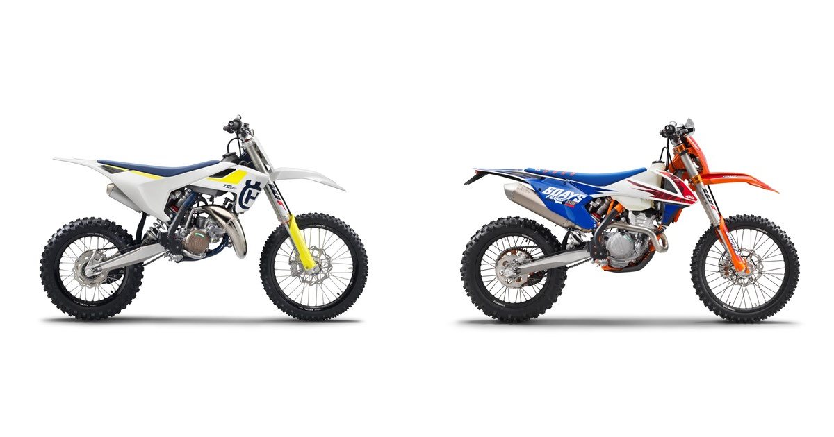 Husqvarna TC 85 2019 vs KTM 250 EXC-F SIX DAYS 2018