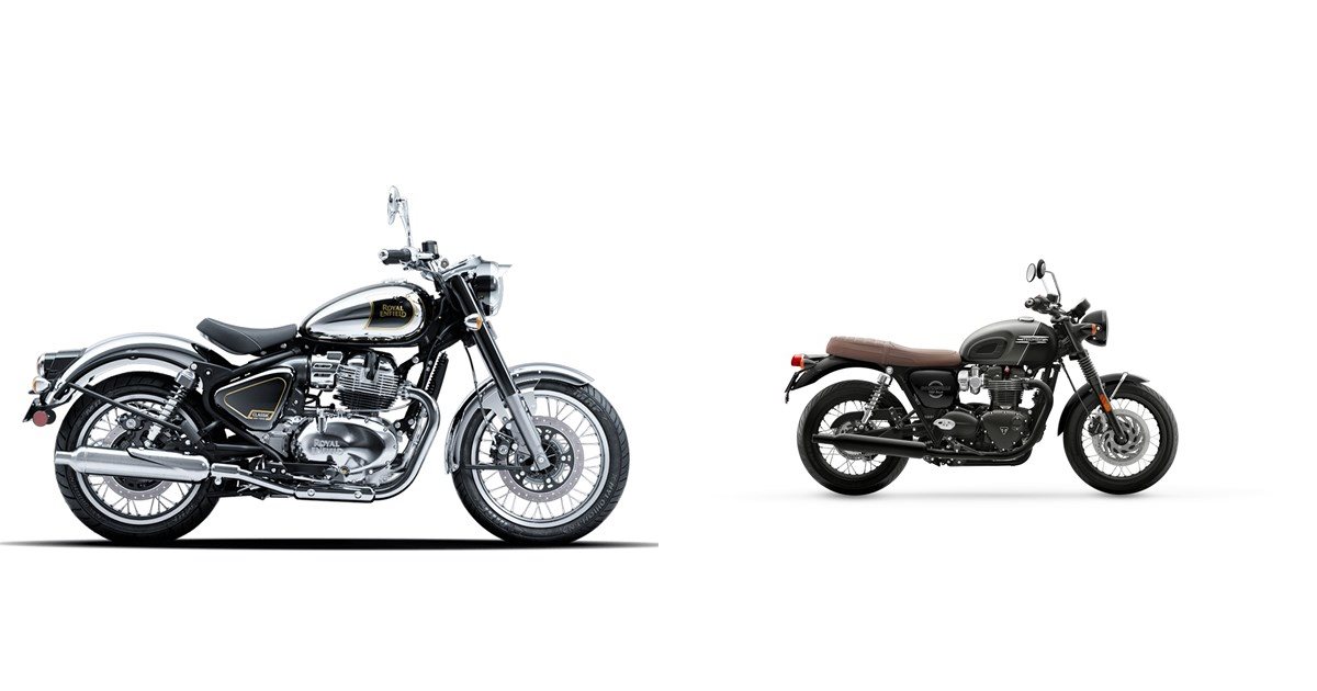 Motorrad Vergleich Royal Enfield Classic 650 2026 vs. Triumph ...