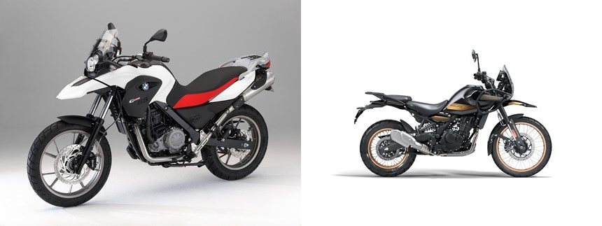 Motorrad Vergleich BMW G 650 GS 2011 vs. Royal Enfield Himalayan 450 2025
