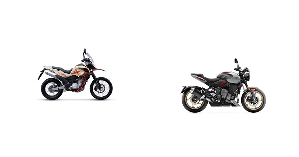SWM Superdual X 2026 vs Triumph Trident 800 2026