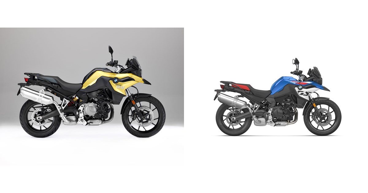 Motorrad Vergleich BMW F 750 GS 2019 vs. BMW F 800 GS 2025
