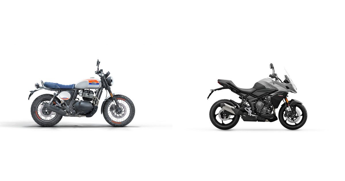 Motorrad Vergleich Royal Enfield Bear 650 2025 vs. Triumph Tiger Sport ...