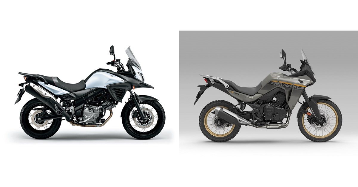 Motorrad Vergleich Suzuki V-Strom 650 XT 2015 vs. Honda XL750 Transalp 2025