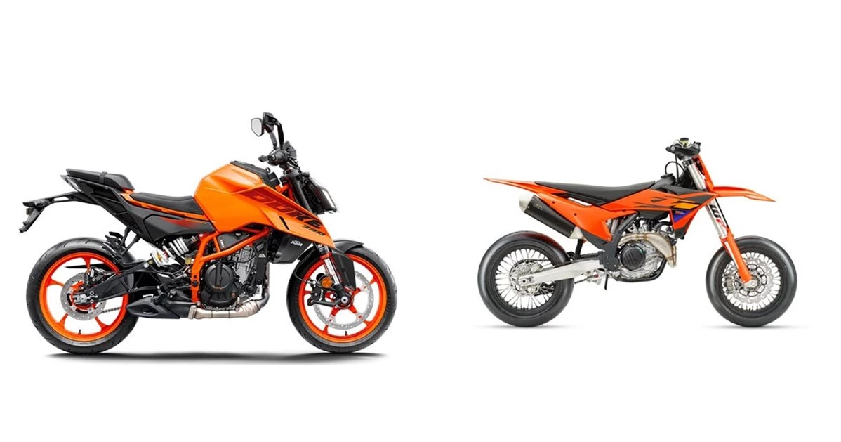 KTM 390 Duke 2025 vs KTM 450 SMR 2026