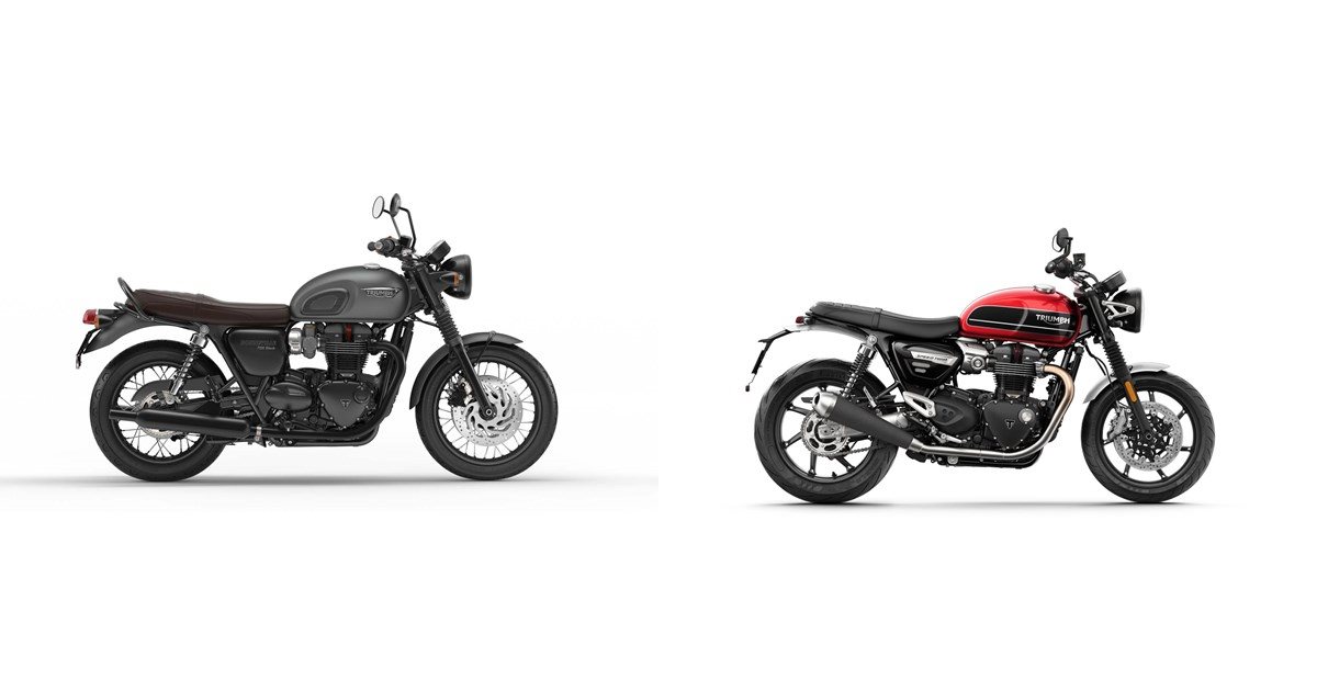 Triumph Bonneville T120 Black 2020 vs Triumph Speed Twin 1200 2019