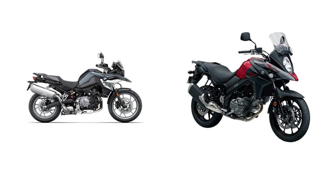 Motorrad Vergleich BMW F 750 GS 2021 vs. Suzuki V-Strom 650 2019
