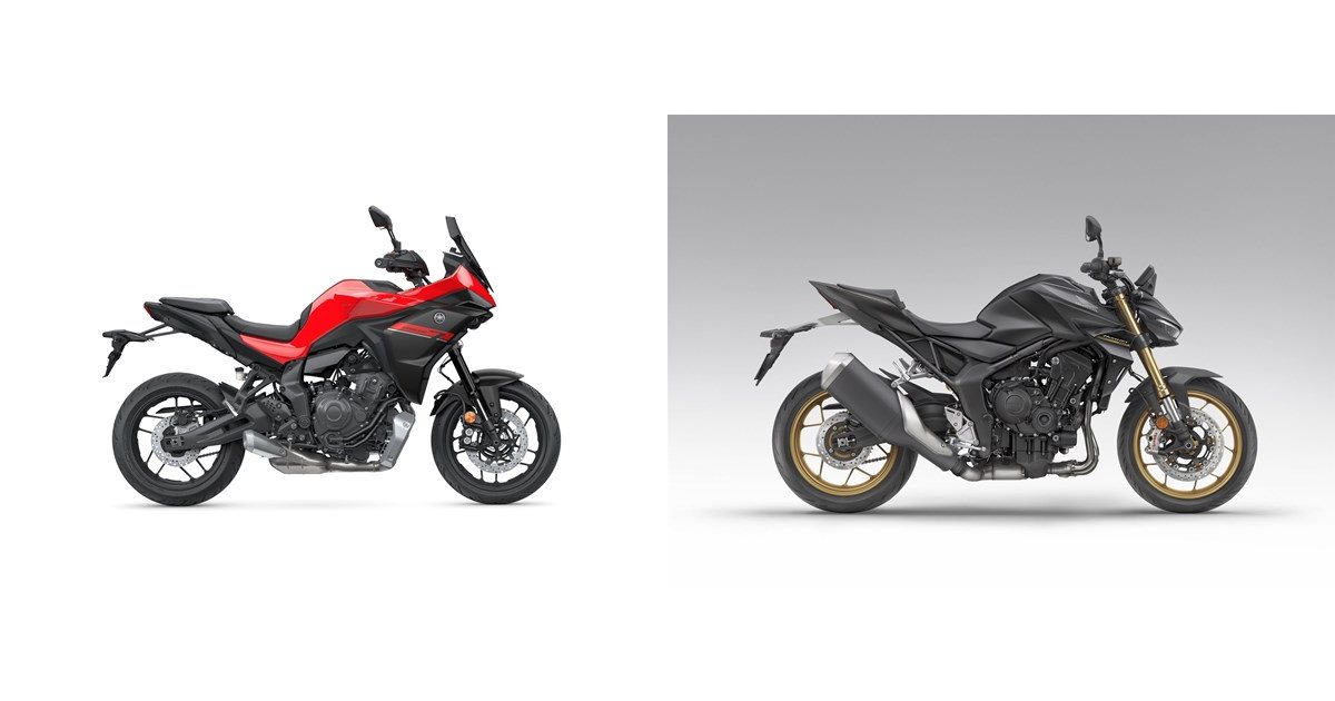 Motorrad Vergleich Yamaha Tracer 7 2025 vs. Honda CB1000 Hornet SP 2025