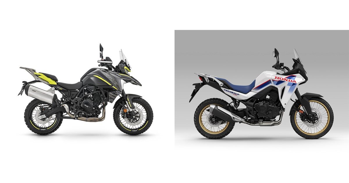 Motorrad Vergleich Benelli TRK 702 X 2024 vs. Honda XL750 Transalp 2026