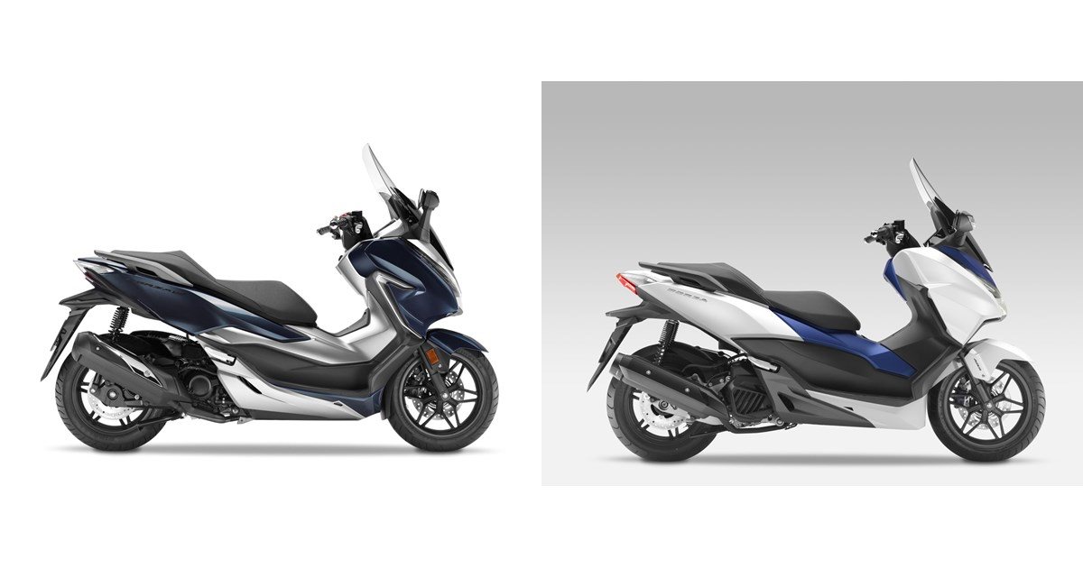 Motorrad Vergleich Honda Forza 300 2020 vs. Honda Forza 125 2017
