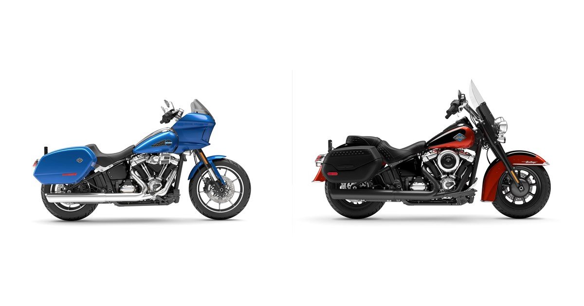 Motorrad Vergleich Harley-Davidson Softail Low Rider ST 2025 vs. Harley ...