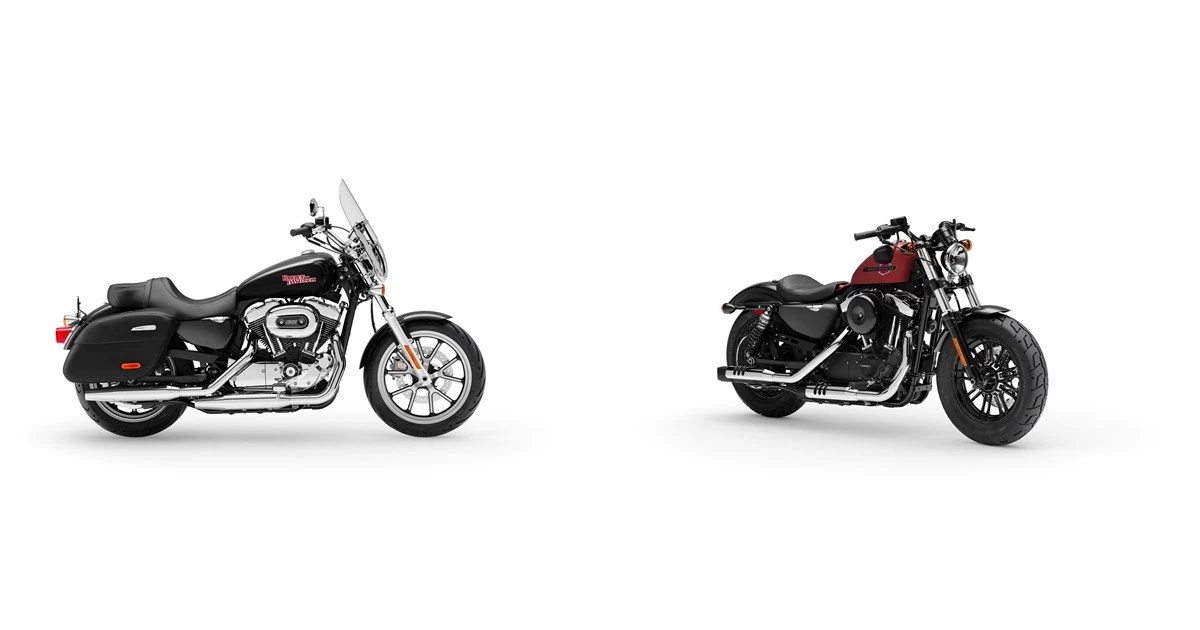 Harley-Davidson Sportster XL 1200T SuperLow 2020 vs Harley-Davidson ...