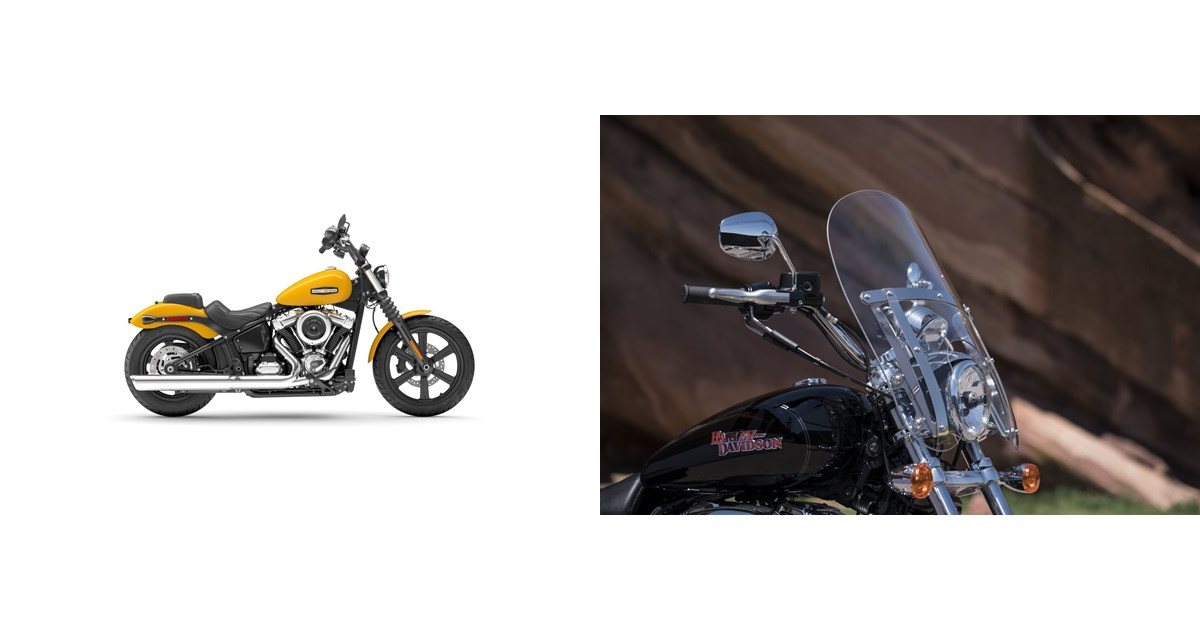 Motorrad Vergleich Harley-Davidson Street Bob 117 2025 vs. Harley ...