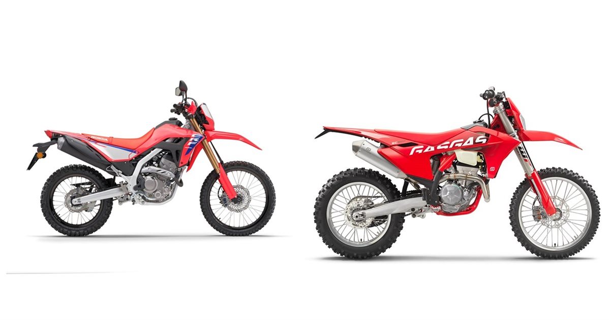Honda CRF300L 2025 vs GASGAS EC 350F 2024