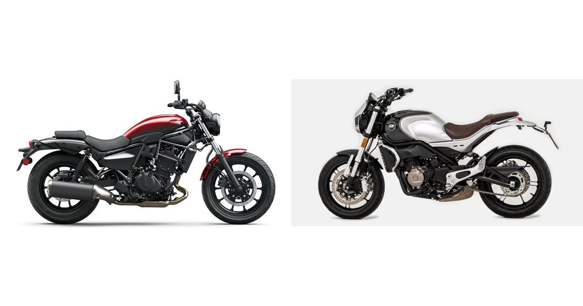 Kawasaki Eliminator 500 SE 2026 vs QJ Motor SRV 550 2023