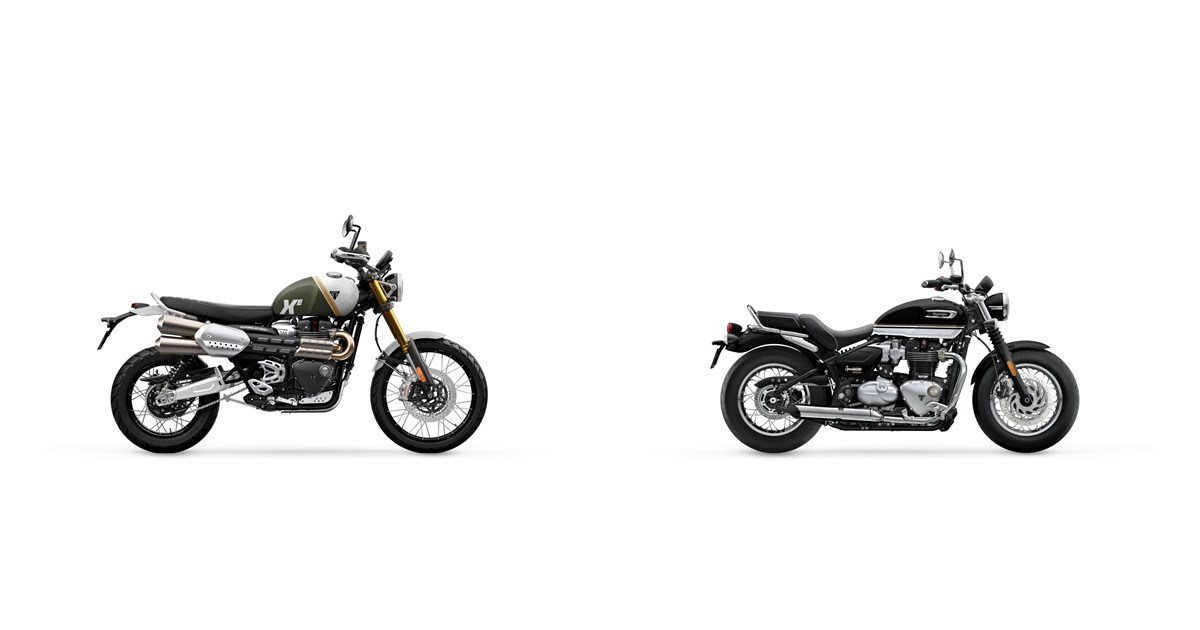 Triumph Scrambler 1200 XE 2026 vs Triumph Bonneville Speedmaster 2026