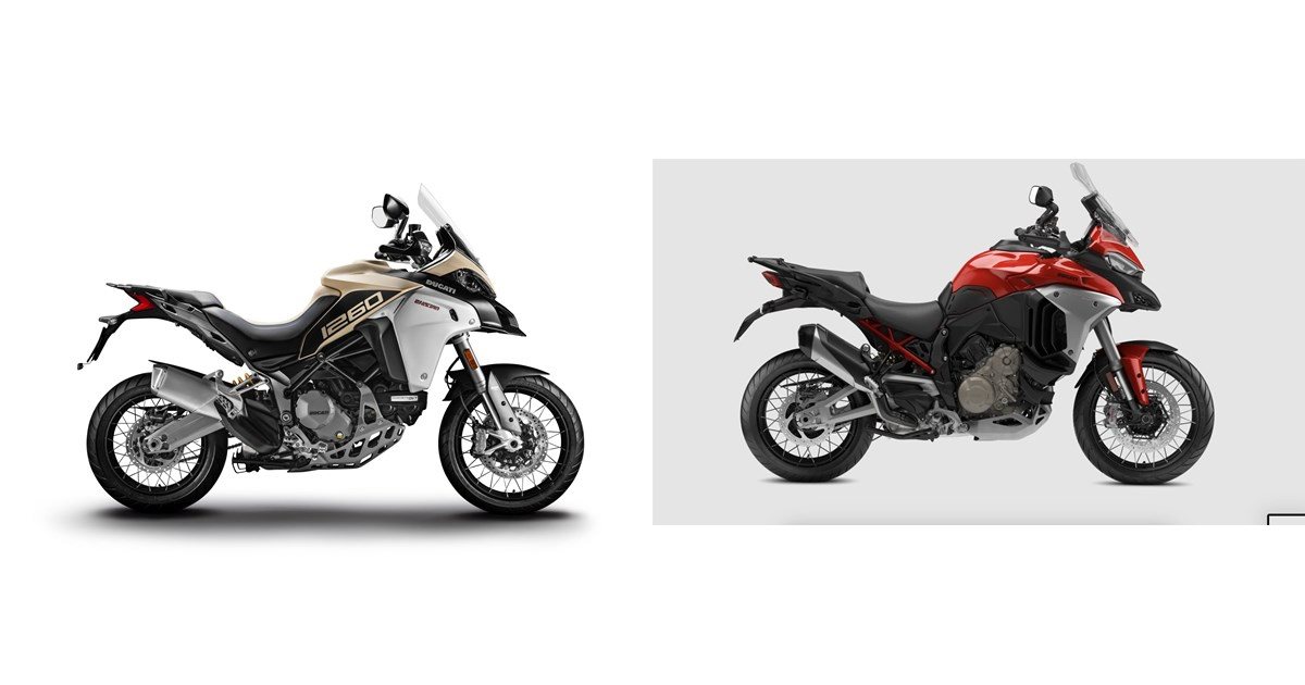 Motorrad Vergleich Ducati Multistrada 1260 Enduro 2019 vs. Ducati ...