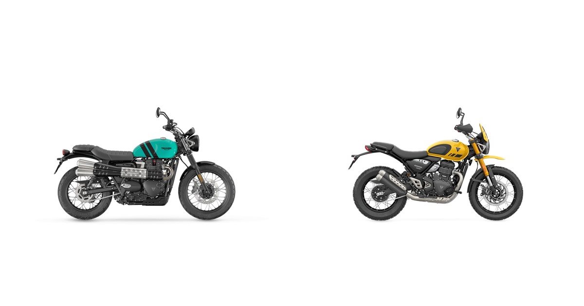 Triumph Scrambler 900 2025 vs Triumph Scrambler 400 XC 2026